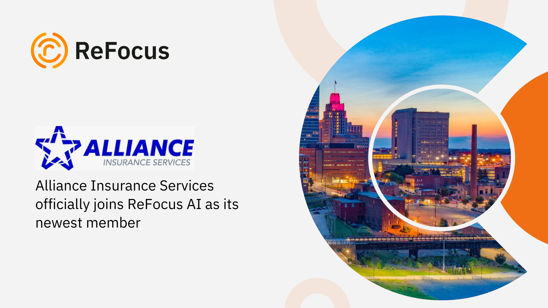 Alliance Insurance Services partners with ReFocus AI